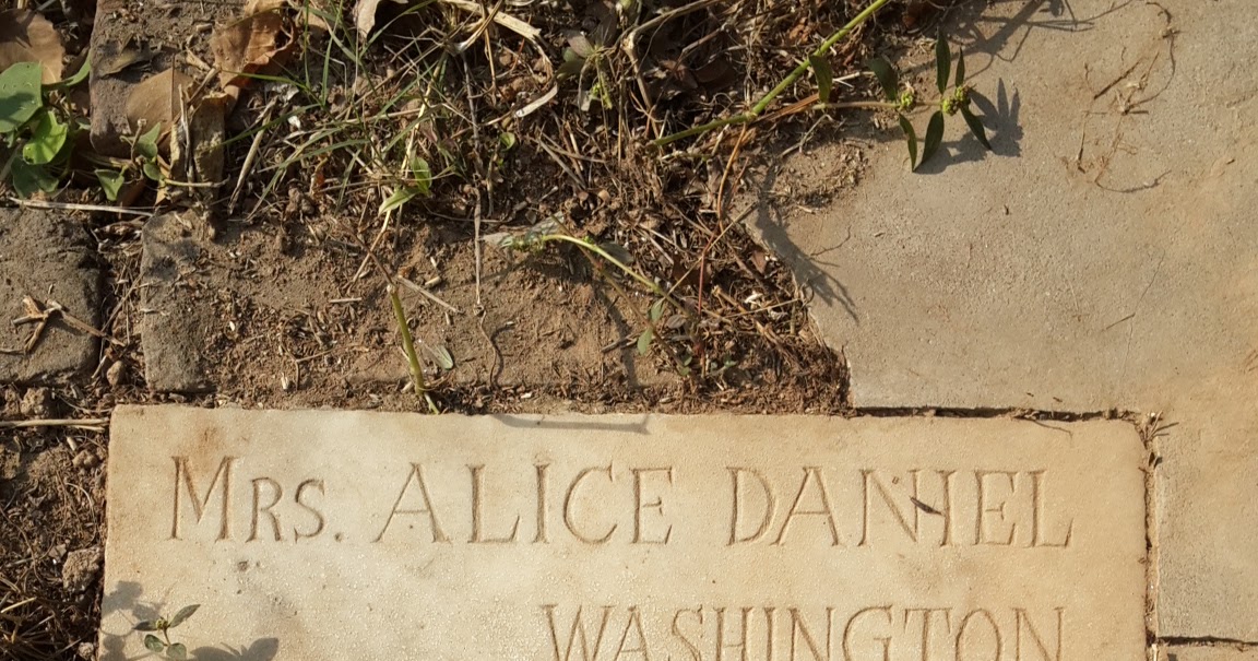 guava gardens: Alice Daniel Washington died c. 1978