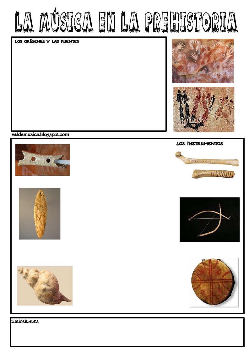 VALDEMÚSICA: LA MÚSICA EN LA PREHISTORIA