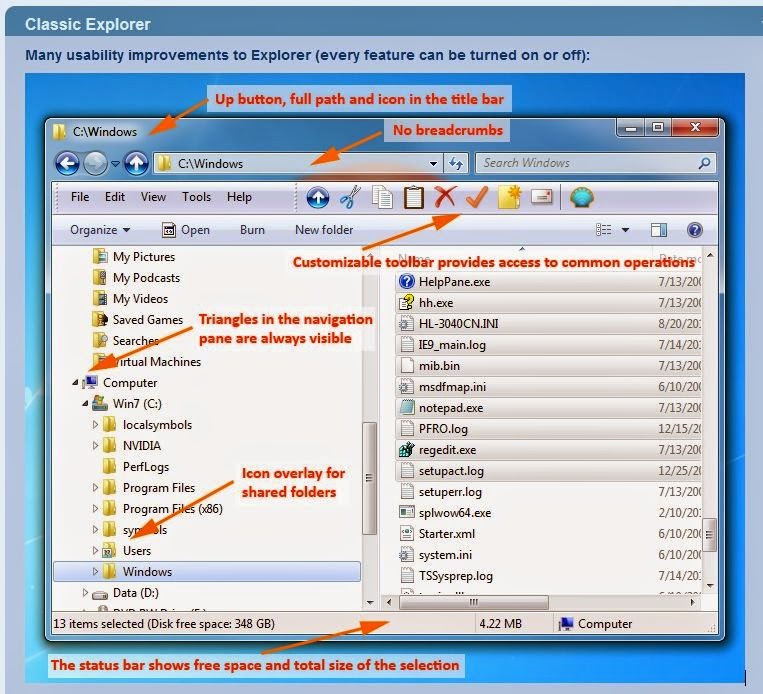 Mage Pages: WINDOWS 7 - Classic Shell