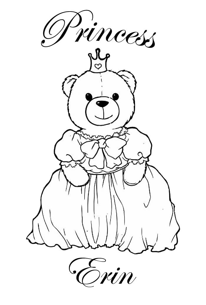PRINCESS COLORING PAGES