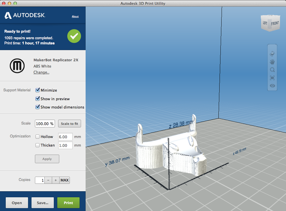 handverker: autodesk 3d print utility