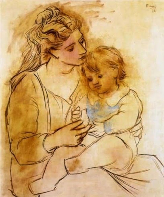 Impressioni Artistiche : ~ Pablo Picasso ~ Mother and son