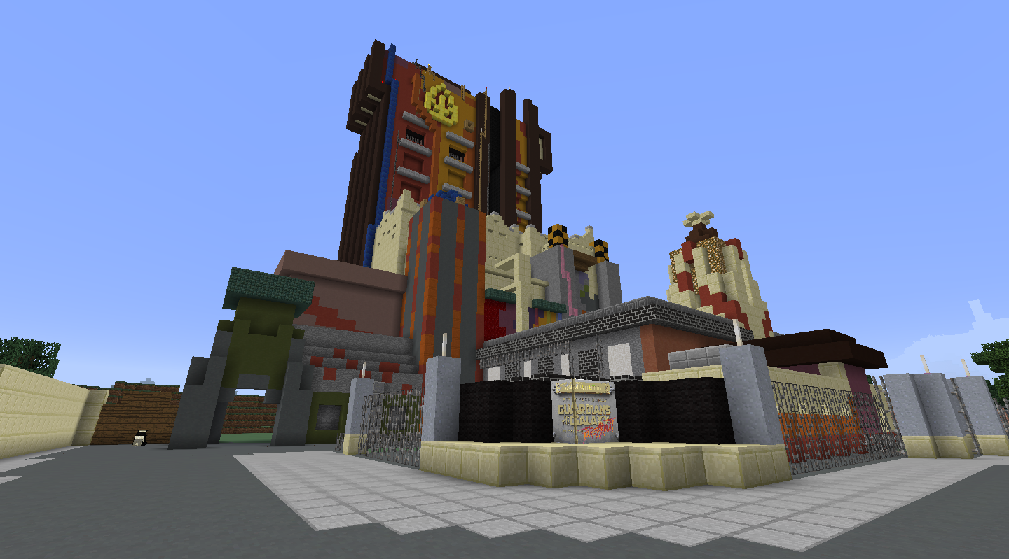 Guardians of the Galaxy: Mission Breakout Minecraft Disney Parks