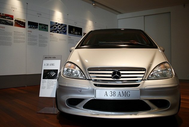 The first Mercedes Benz A-Class AMGs, the A38 and A32K AMG