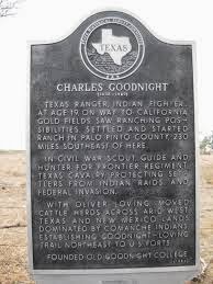 Gayle's Family History: Charles Goodnight: Texas Ranger, Indian Fighter ...