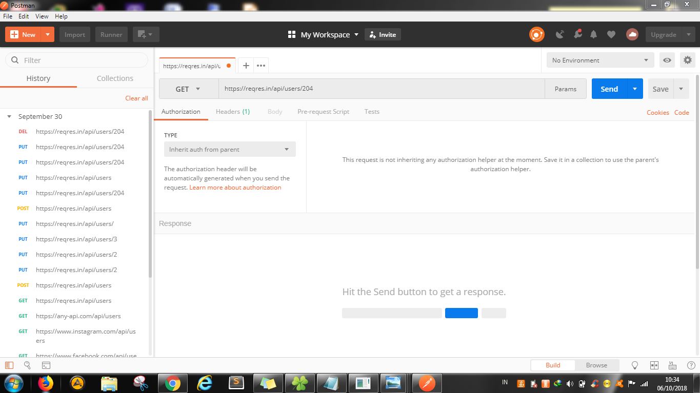 Menggunakan berbagai fungsi di POSTMAN