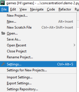 How to import Pygame in pycharm