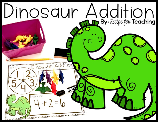 Dinosaur Addition - Recipe for Teaching