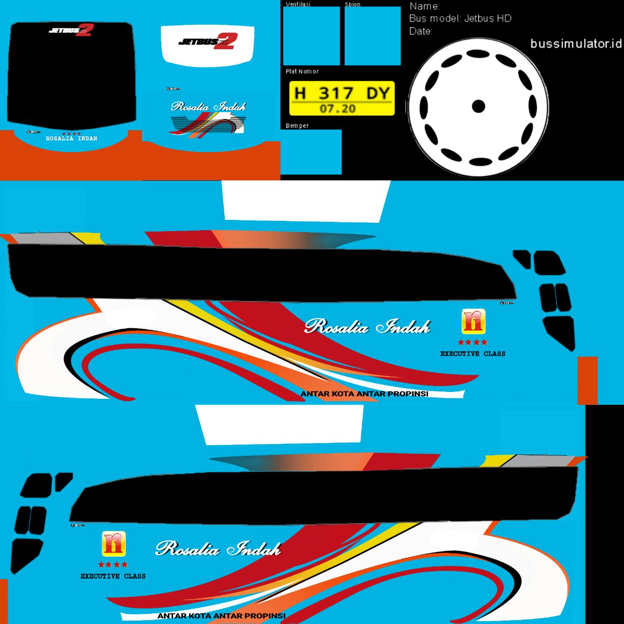 Kumpulan Livery Bus Simulator Indonesia V6 | Download Livery BUSSID Mod