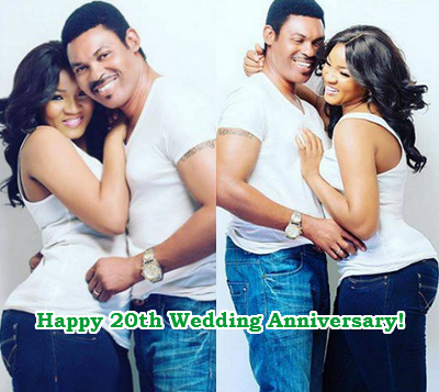 Photo: Omotola Jalade & Husband Mark 20th Wedding Anniversary In Hawaii ...