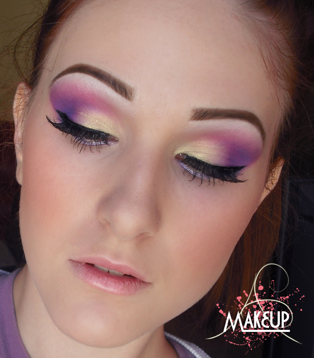 Alexa's Make-Up & More: Touch of Purple (with tutorial)