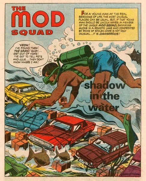 BEACH BUM COMICS : GROOVY! OUTASITE! SOLID! DELL COMICS' MOD SQUAD