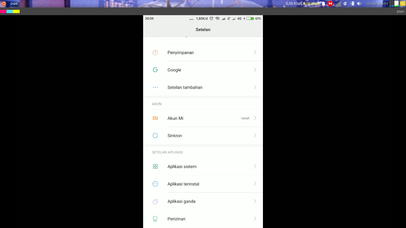 Mirroring screen android to Linux ( Ubuntu 18.04 LTS ) NO ROOT