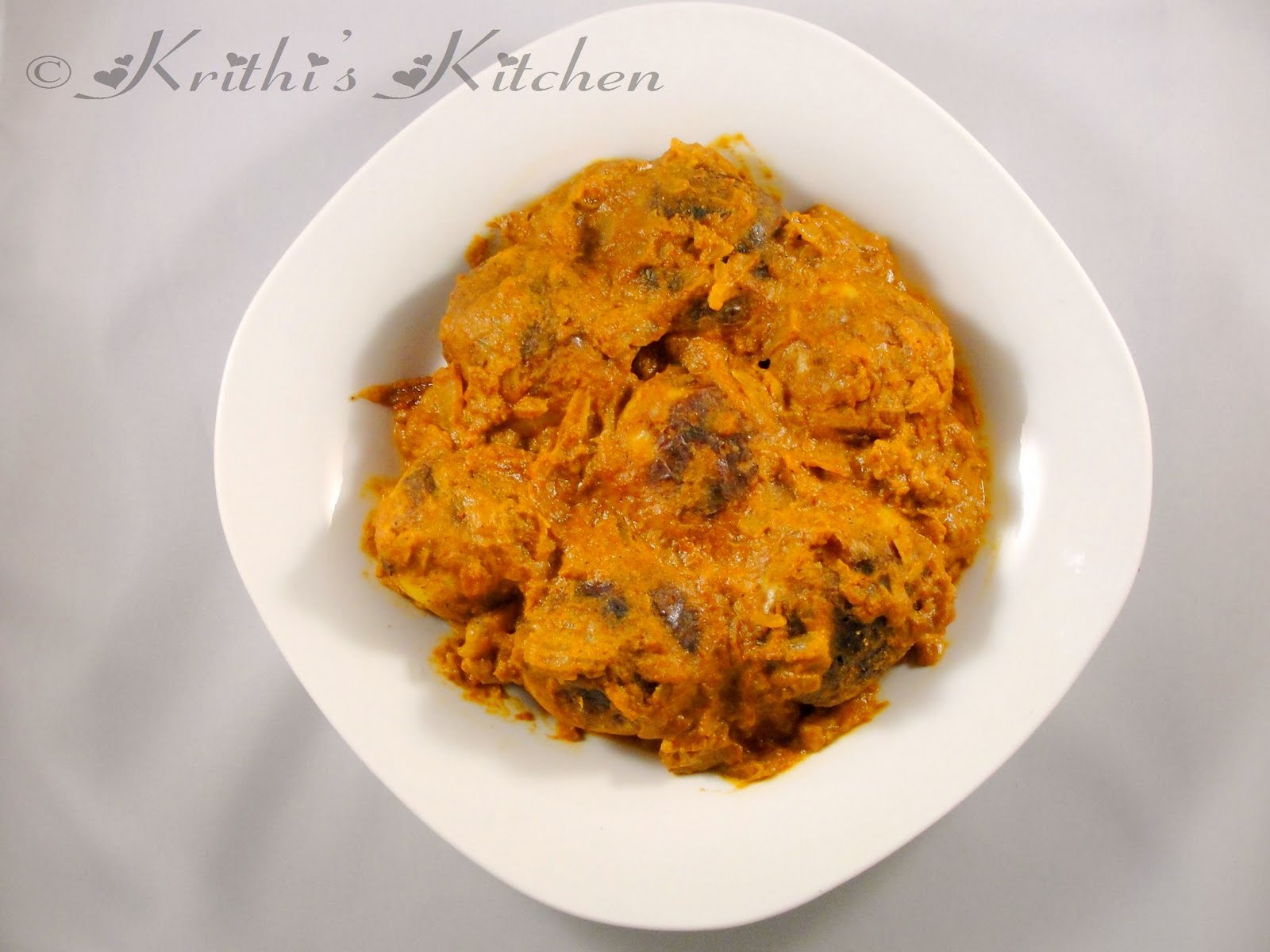 Krithi's Kitchen: Dum Aloo / Potatoes in Yogurt based gravy | Indian ...