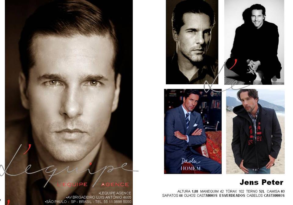 Jens Peter na L'Equipe | Brazil Male Models