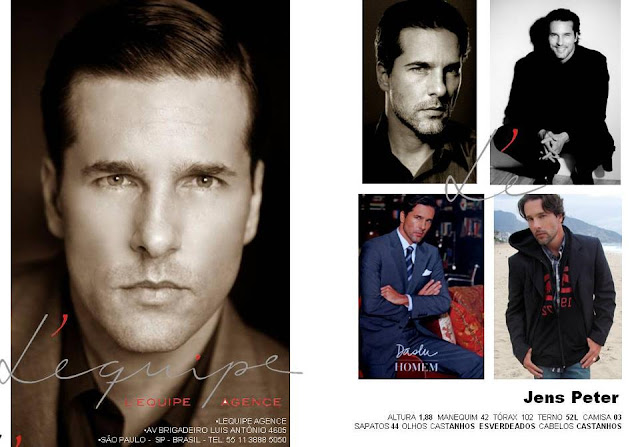 Jens Peter na L'Equipe | Brazil Male Models