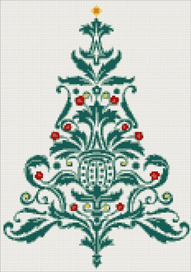 Yiota's Cross Stitch: Christmas tree cross stitch kits