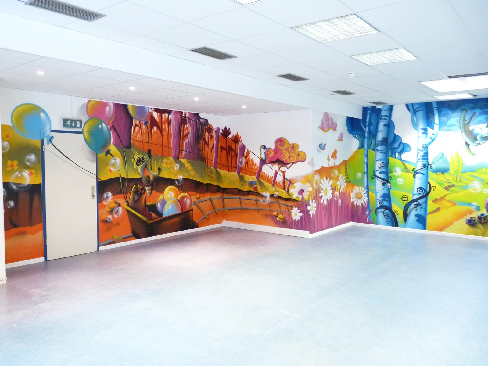 GIMUS: Décoration de la crèche " LES PRES EN BULLES " au Luxembourg