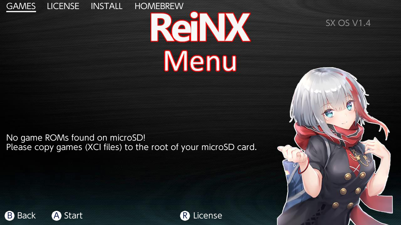 ニンテンドースイッチ CFWであるReiNX起動方法(nspファイル導入可)