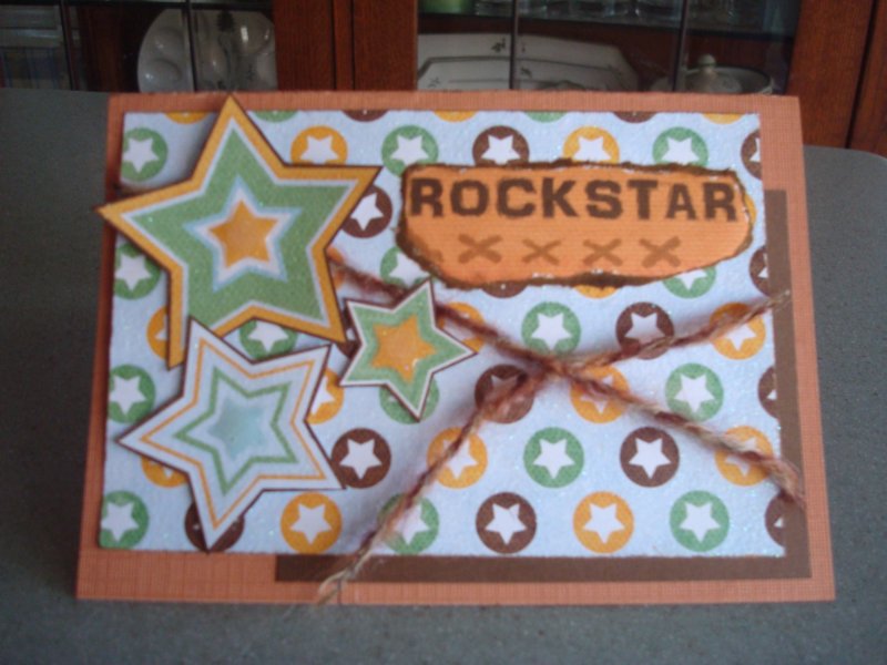 Contagiously Crafty: He's a RockStar
