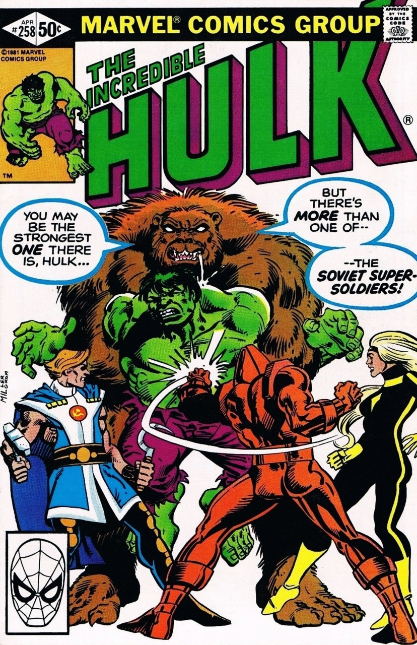 Marvel Comics of the 1980s: 1981 - Anatomy of a Cover - Incredible Hulk ...