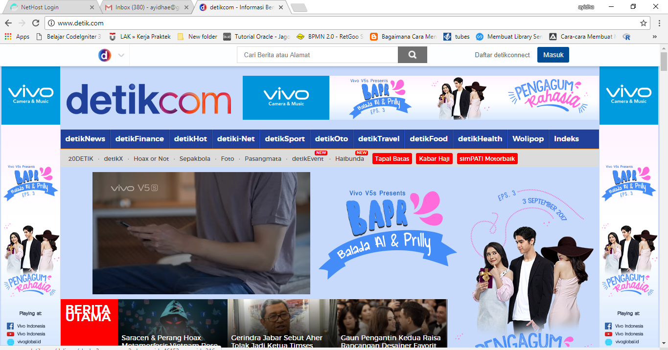 PRINSIP UMUM USER INTERFACE PADA DETIK.COM