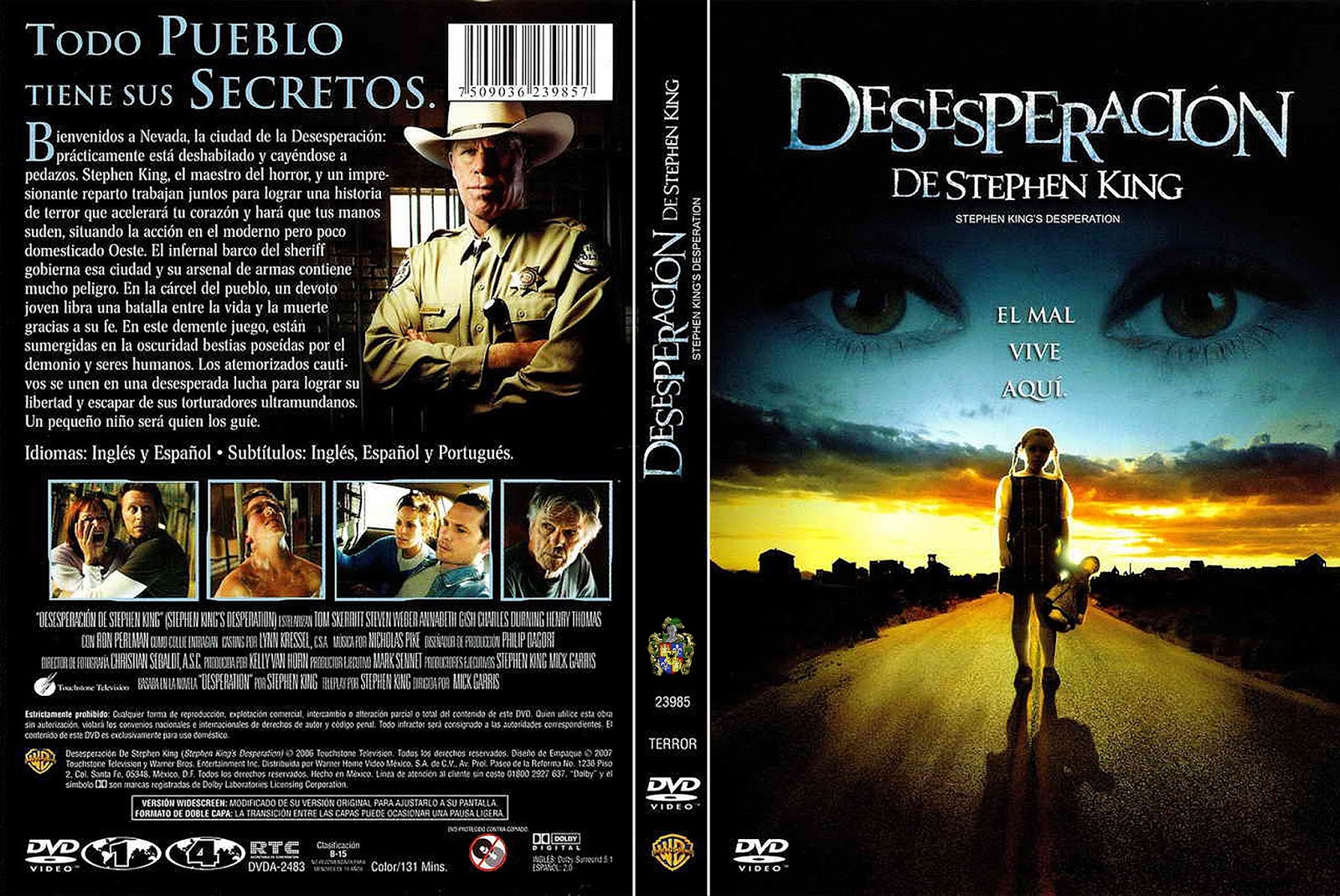 Caratulas y etiquetas: Desesperación (Stephen King's Desperation) (TV)