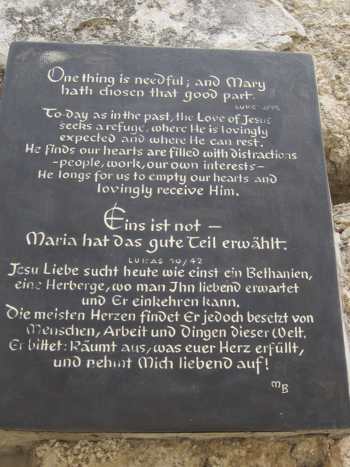 House of Grace: Monday, that is, Holy Monday