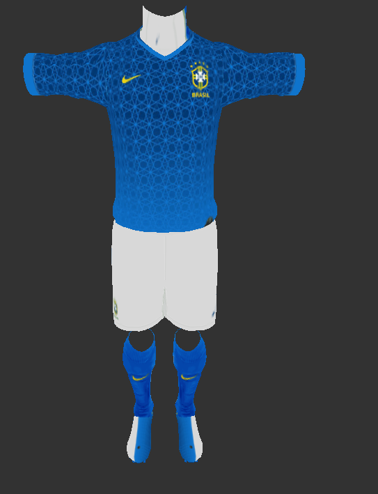 pes-modif: PES 2013 Brasil away Women WC 2019 kit by auvergne81