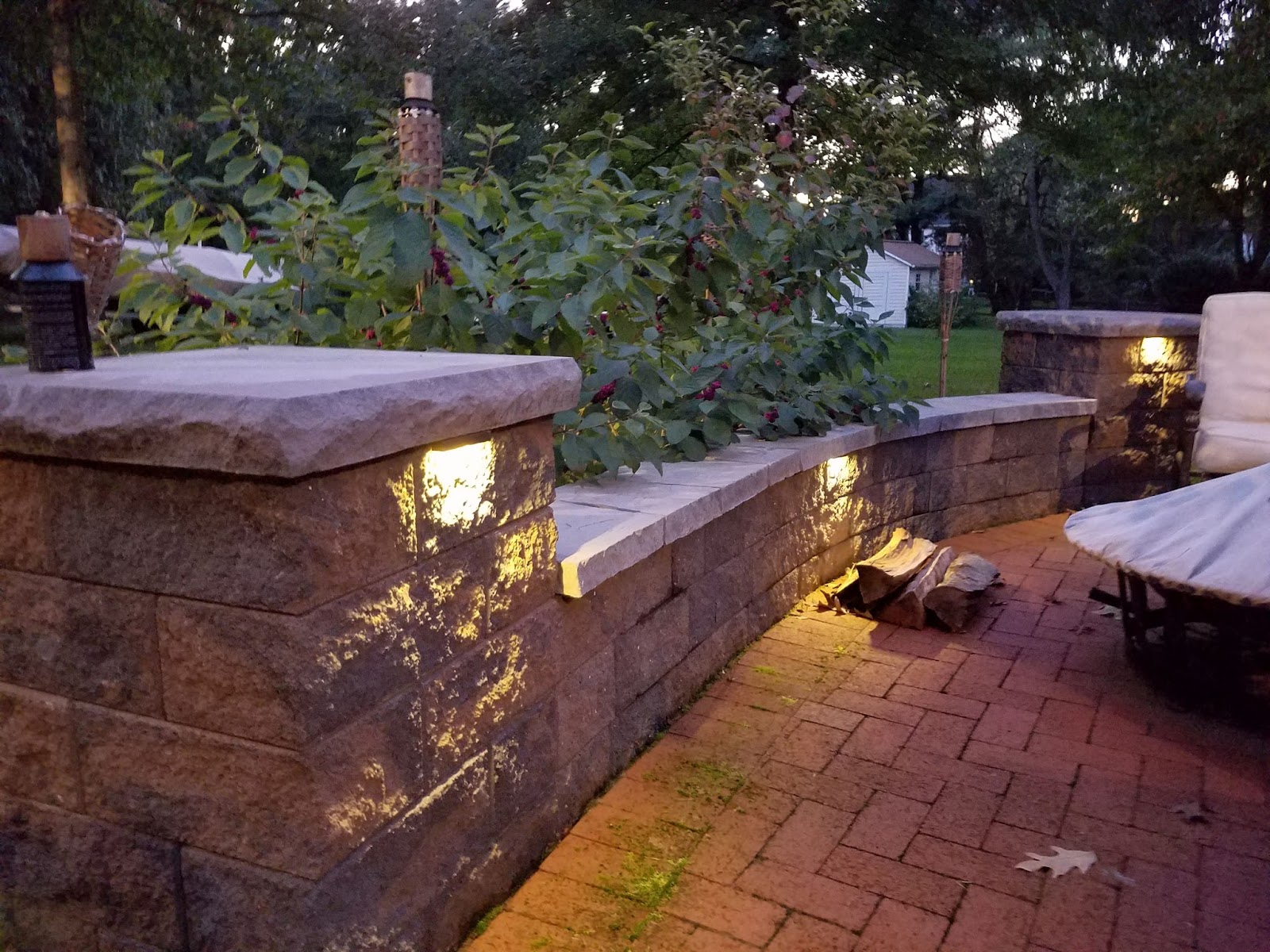 Custom Stoneworks & Design Inc.: We install LED Low Voltage Lights