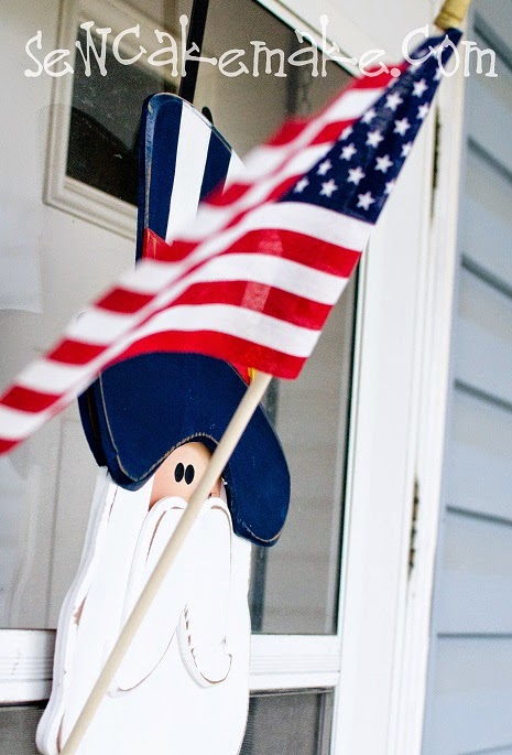 The Sew*er, The Caker, The CopyCat Maker: Uncle Sam Door Decor