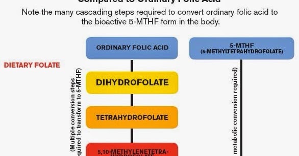 Undiagnosed Recurrent Miscarriages: MTHFR and folic acid diagram