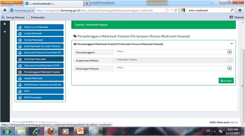 Langkah-langkah Pengisian Emis Lengkap Tahun 2018/2019 Disertai Dengan ...