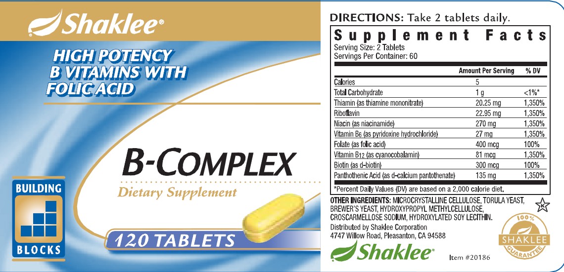 The Accidental Chef Wanna-Be: Shaklee B-Complex