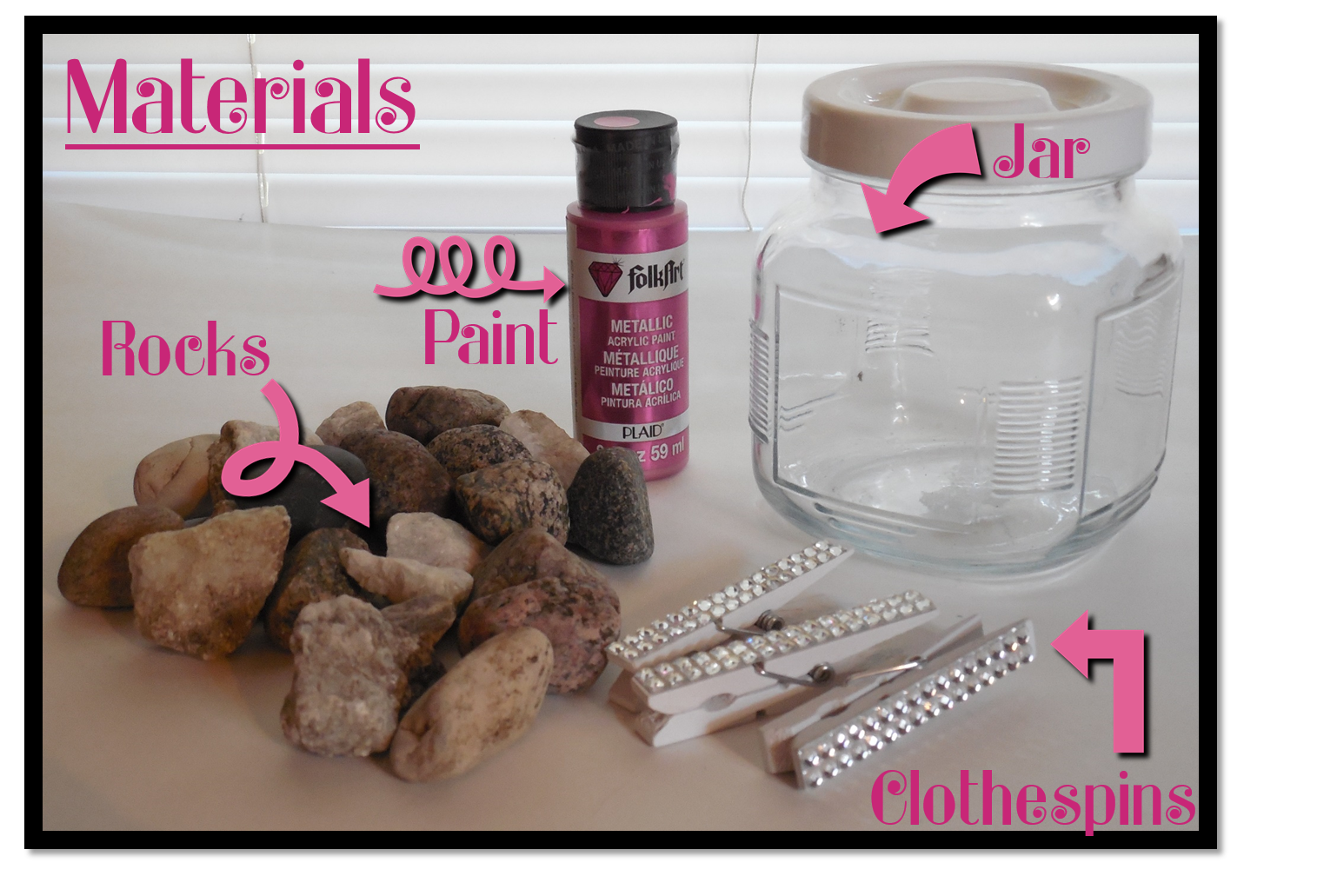 Creative Playground: You Go Girl...You ROCK in a Jar! A Craft for Yourself!