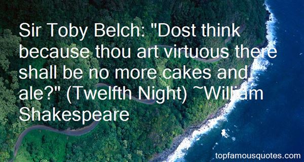 Shakespeare's Best Friend: WS ABC Part 14 - Sir Toby Belch