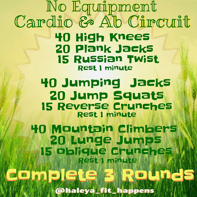 Fit Happens: No Equipment: Cardio and Ab Circuit