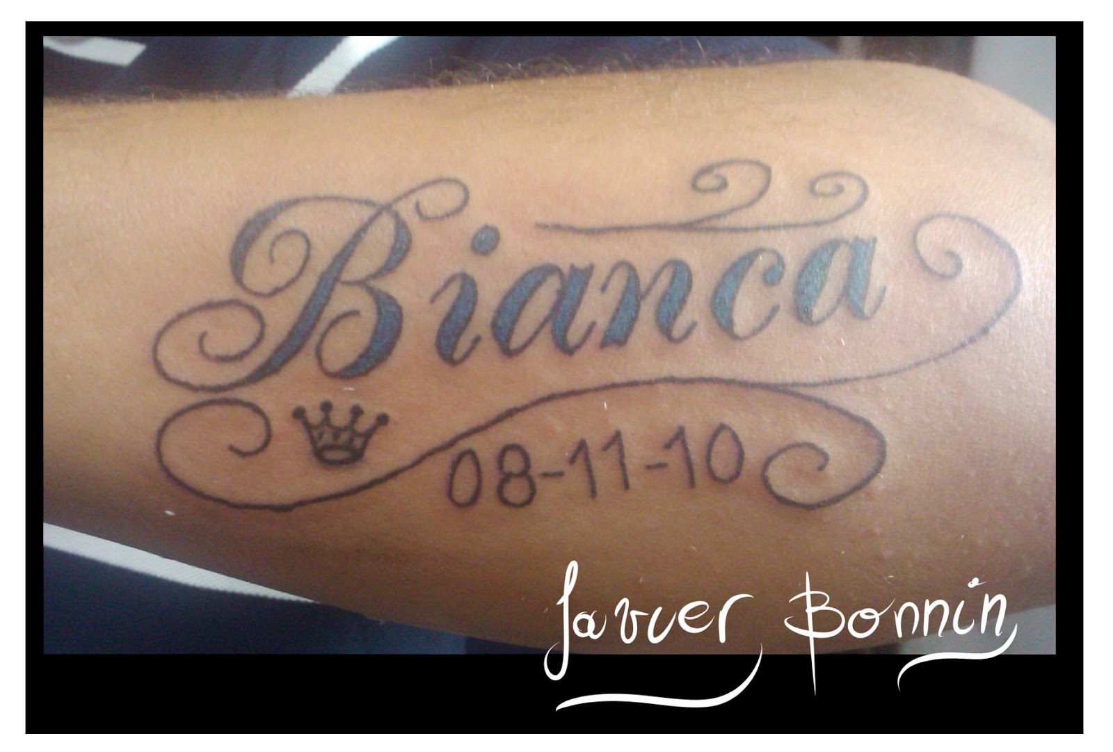 javier bonnin tatuajes: Bianca