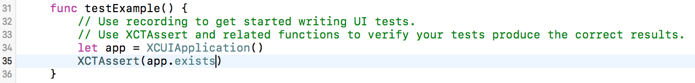 JaneJie: XCUI: Create your first XCUI test