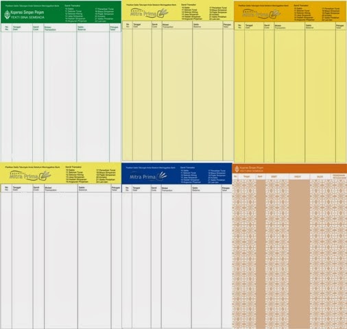 Percetakan Rasmedia Yogyakarta: Cetak Buku Tabungan Bank Bmt,Bpr,dan ...