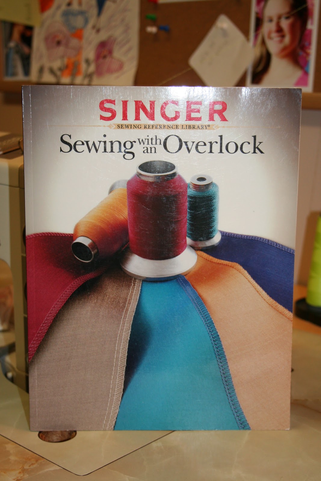 Tammy's Craft Emporium: White Superlock 2000 serger and dog bed.