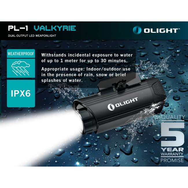 Sun Flashlight จำหน่าย ไฟฉายประสิทธิภาพสูง: ไฟฉายติดปืนสั้น Olight PL-1 ...