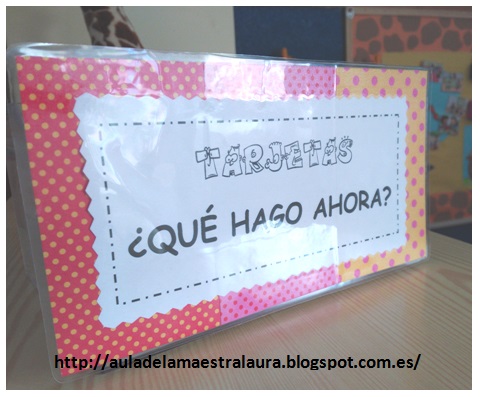 Aula de la maestra Laura: Tarjetas ¿Qué hago ahora?