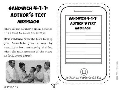 MrTechnology on TpT!: As Fast As Words Could Fly Interactive Notebook ...