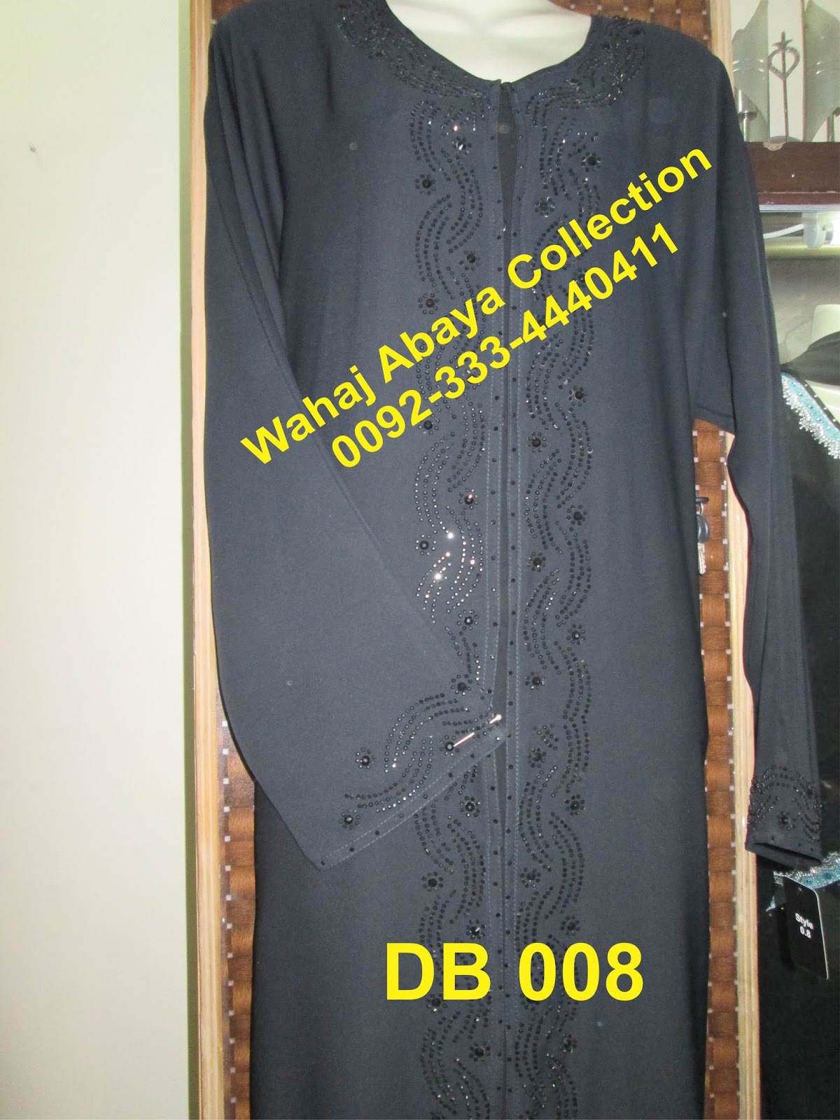 Wahaj Abaya Collection: Dubai Abaya Designs DB 008 for order Call 0092 ...