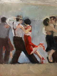 Connie Chadwell's Hackberry Street Studio: Tango Flourish - figurative ...