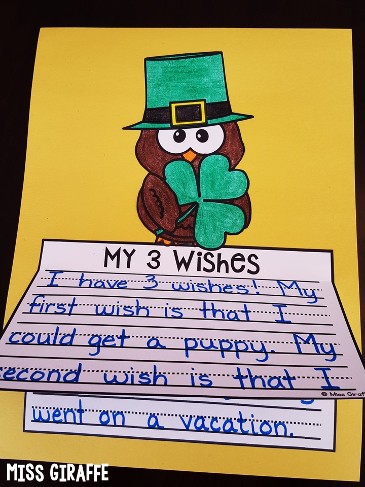Miss Giraffe's Class: March Writing Activities and Bossy R Activities