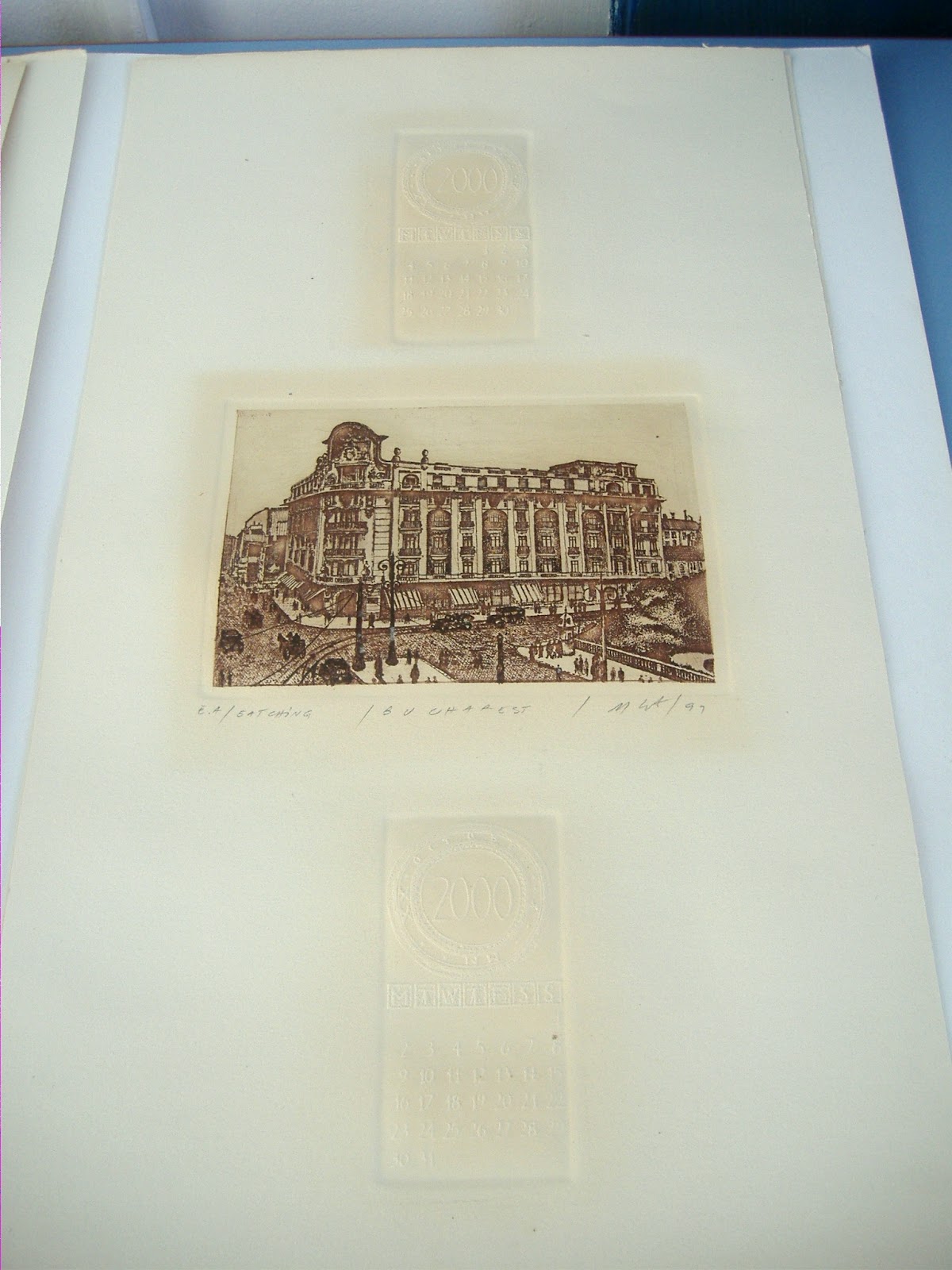 Gravuri Marius Leonte - Palate Bucuresti