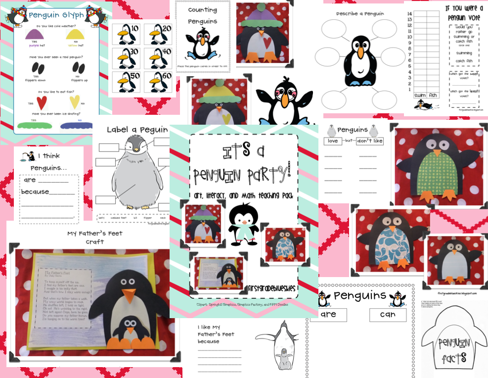 Let's Make a Penguin Blue Skies with Jennifer White