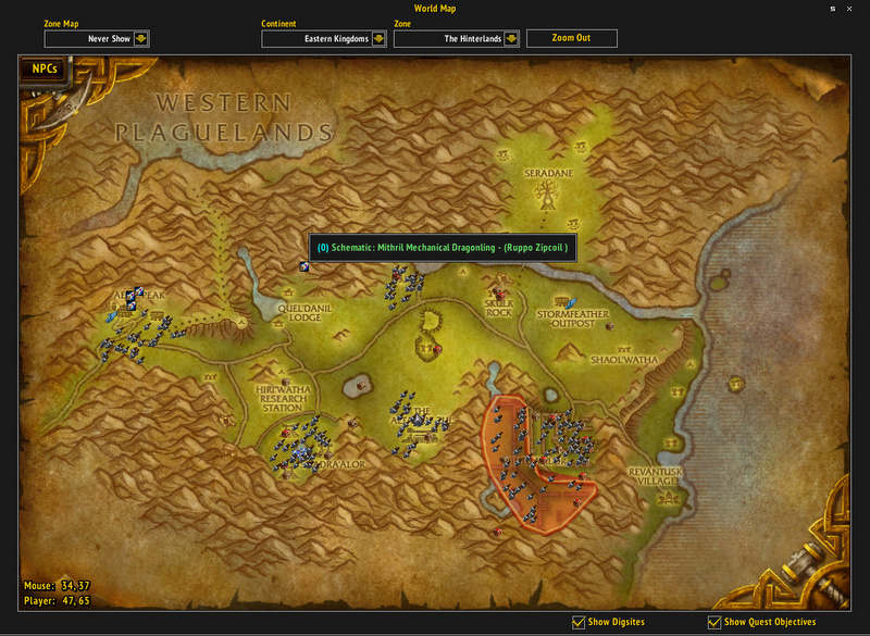 30 Classic Wow Flight Path Map Maps Database Source